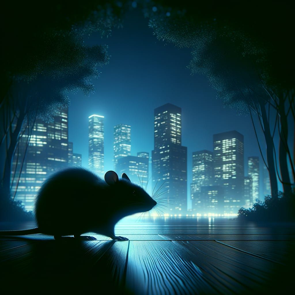 City rat on an adventure! - AI Generated Artwork - NightCafe Creator