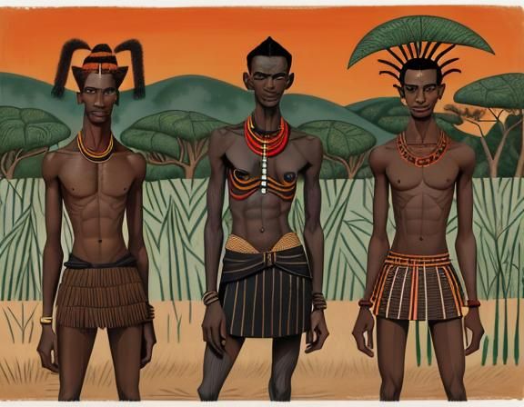 African Serie 11 - AI Generated Artwork - NightCafe Creator
