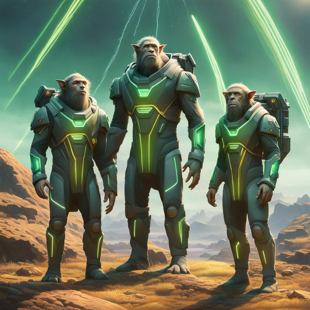 "Science team is on the ground." - AI Generated Artwork - NightCafe Creator