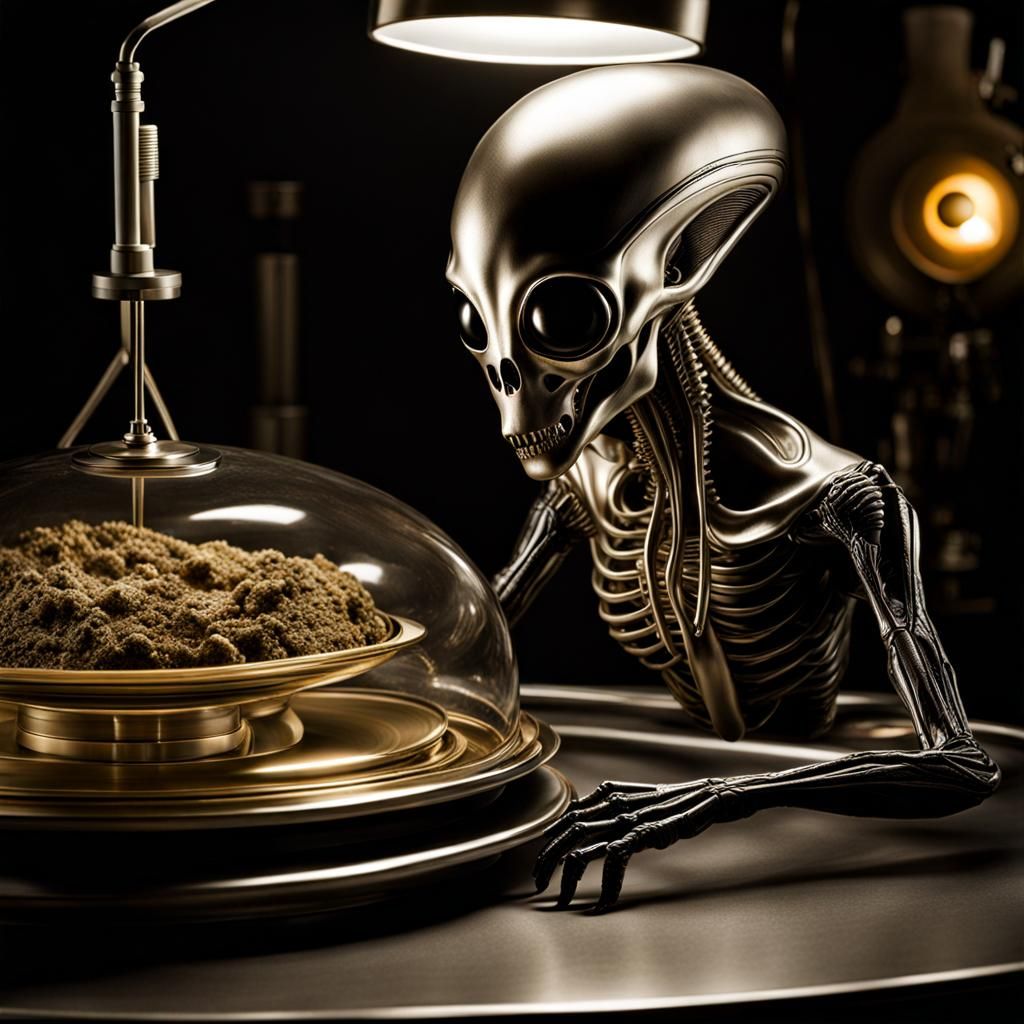 Photo of an autopsy :: extraterestrial alien on the Table :: silver ...