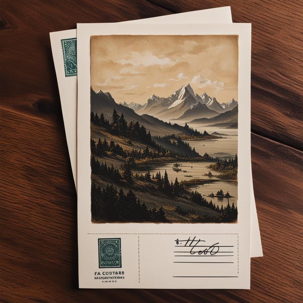 Beautiful Postcard - AI Generated Artwork - NightCafe Creator