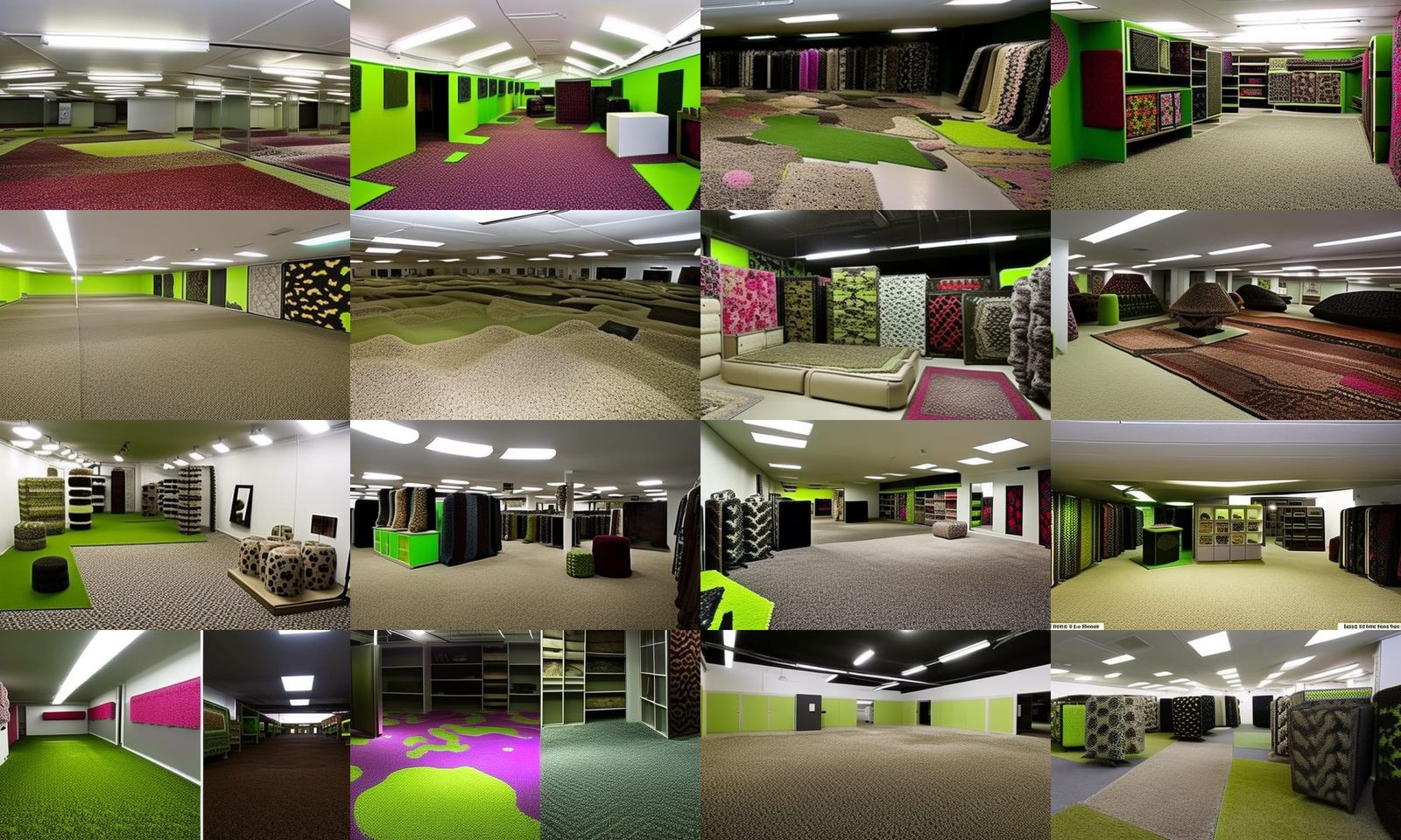 Eerie Nostalgic Carpet Store Aesthetic Liminal Space Image Collection ...