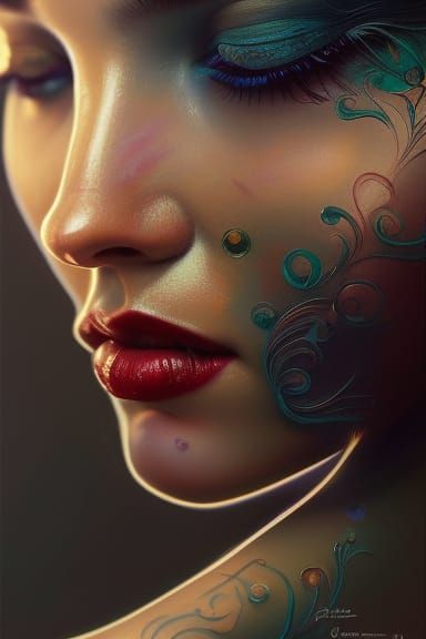 A beautiful face - AI Generated Artwork - NightCafe Creator