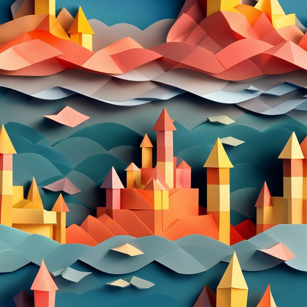 Origami - AI Generated Artwork - NightCafe Creator