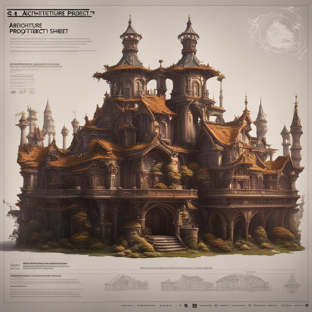 Old architecture project - AI Generated Artwork - NightCafe Creator