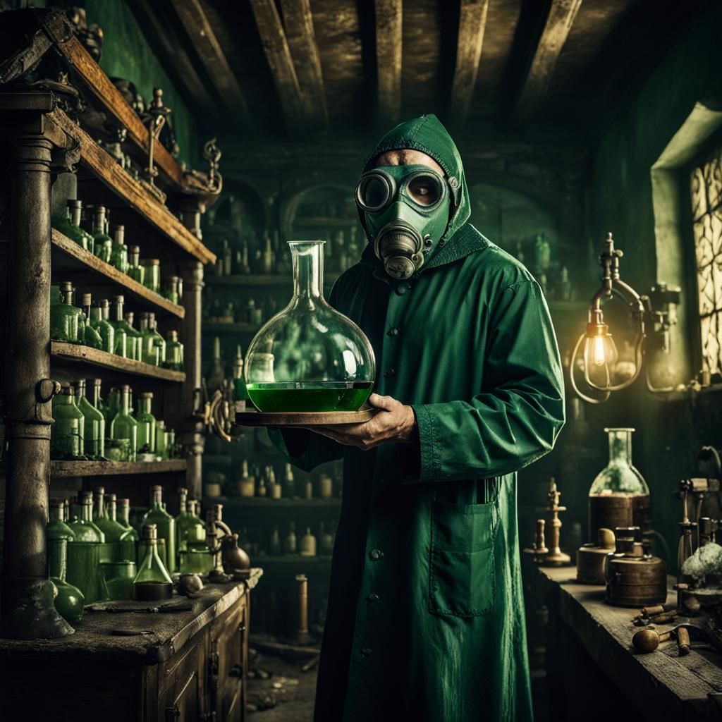 Secret Alchemist. 🧪 - AI Generated Artwork - NightCafe Creator