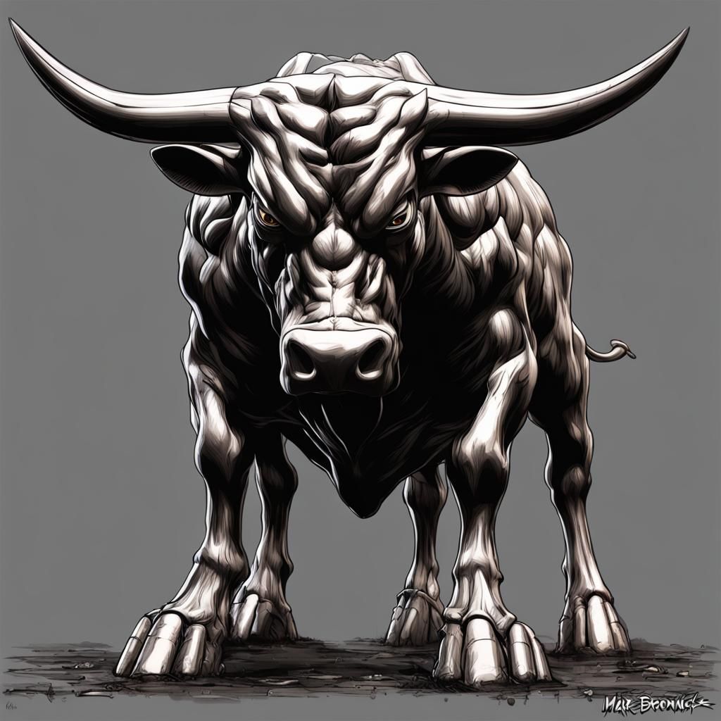 BULL - AI Generated Artwork - NightCafe Creator