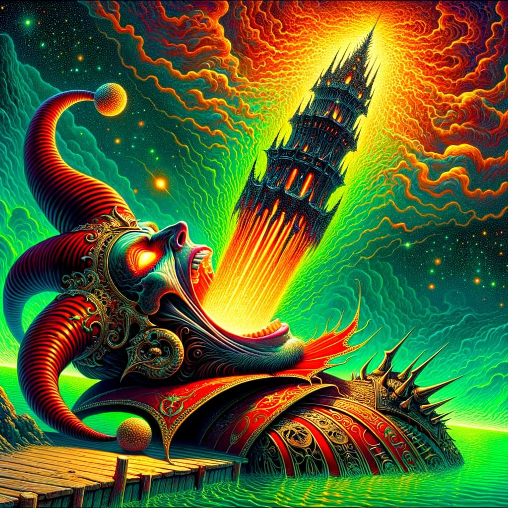 Jorhontare - Dark Elf Court Jester Undergoes Psychedelic Tra...