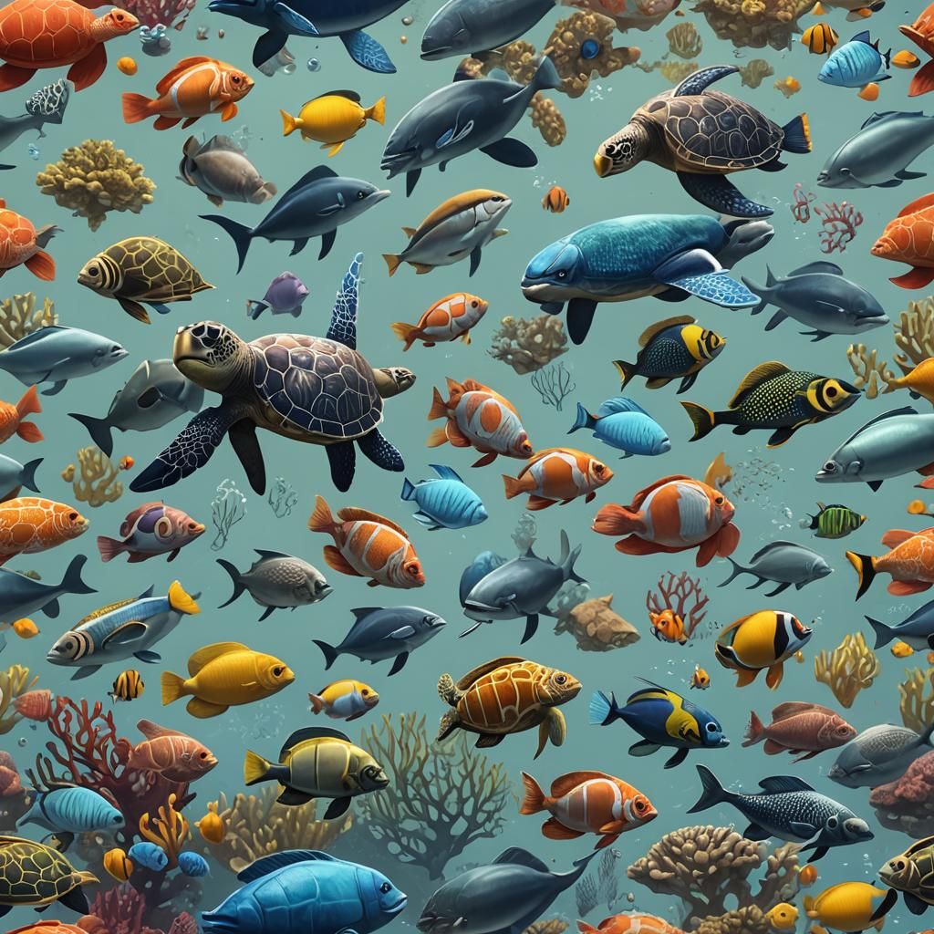 Under Da Sea! - AI Generated Artwork - NightCafe Creator