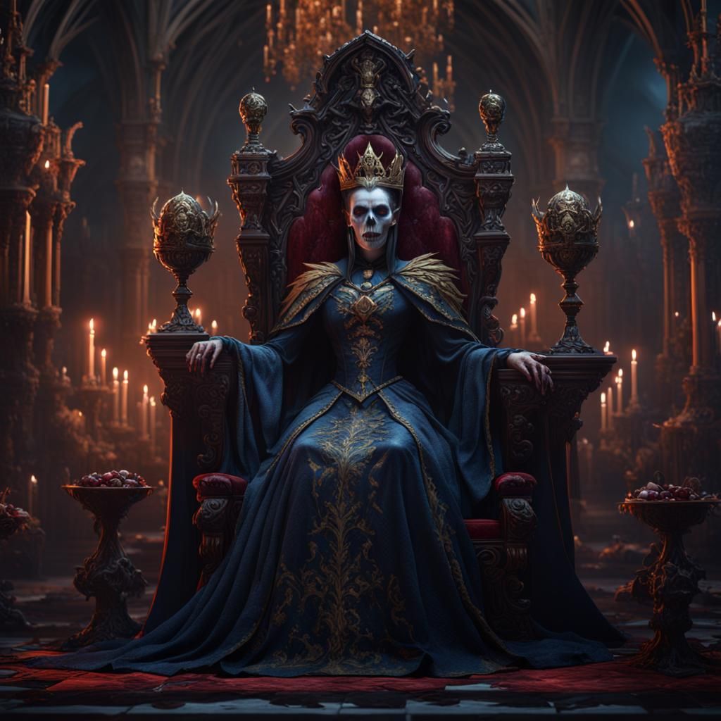 Undead Queen - AI Generated Artwork - NightCafe Creator
