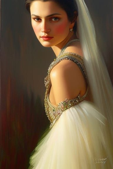 A beautiful bride. - AI Generated Artwork - NightCafe Creator