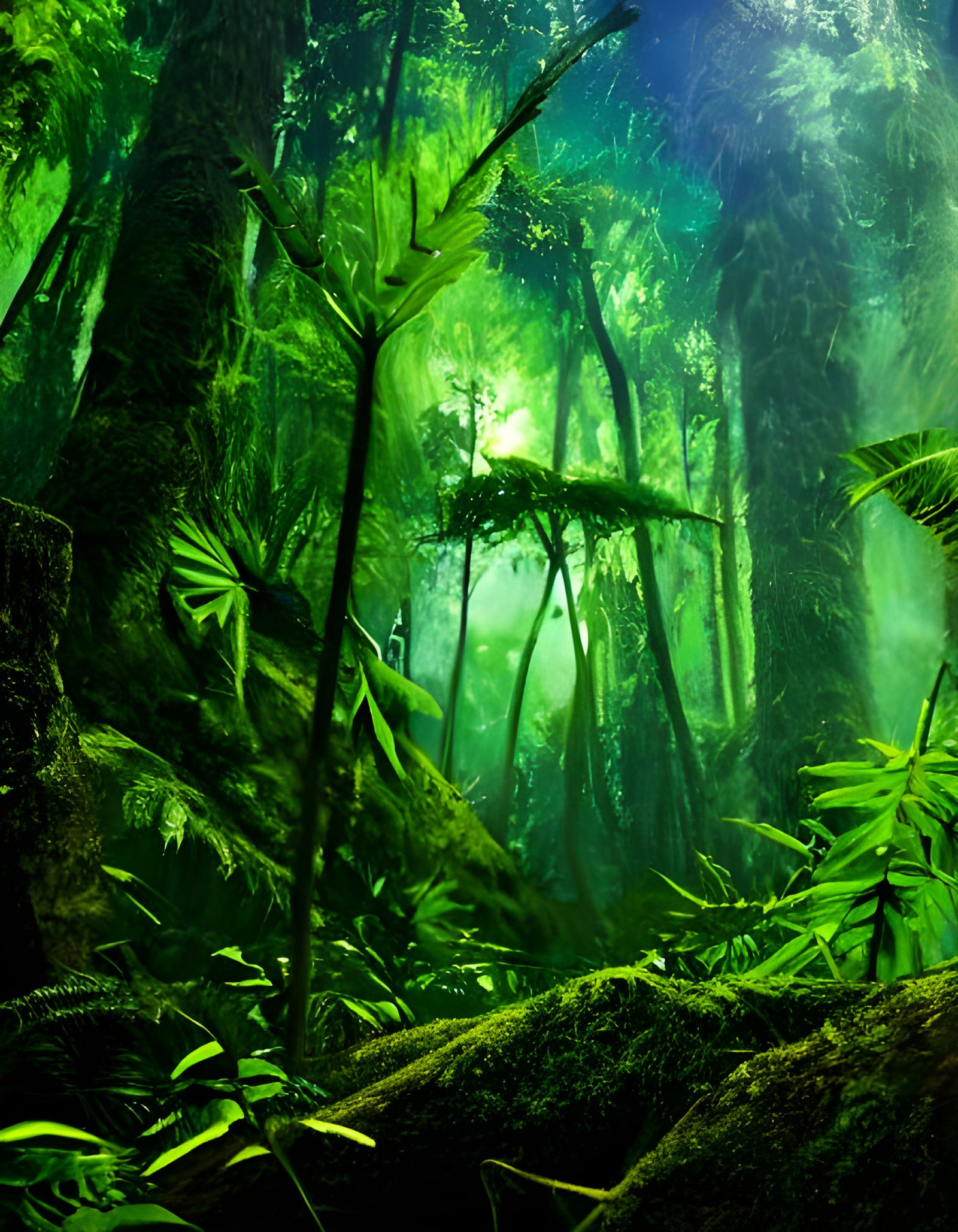 HYPERCOMPLEX RAINFOREST - AI Generated Artwork - NightCafe Creator