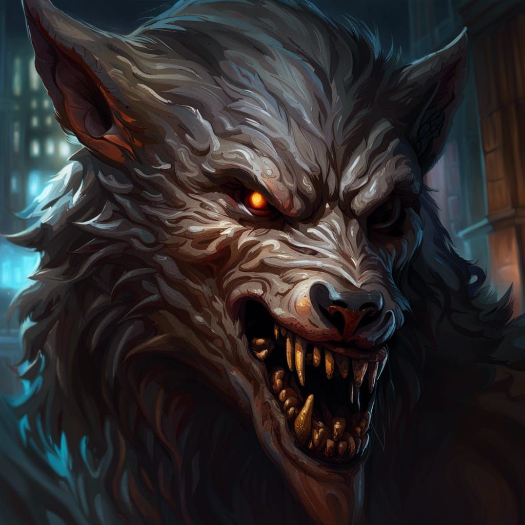 The werewolf - AI Generated Artwork - NightCafe Creator