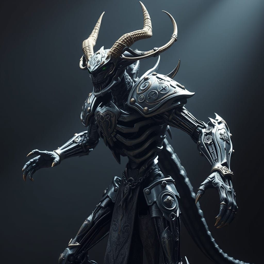 a goo kandra from mistborn - Majestic Kandra in Metallic Exo...