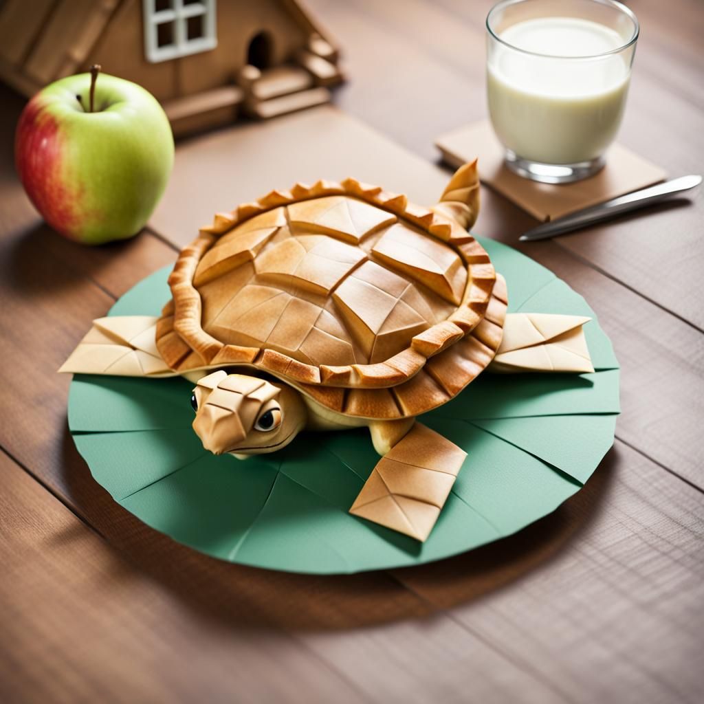 Turtle pie - AI Generated Artwork - NightCafe Creator