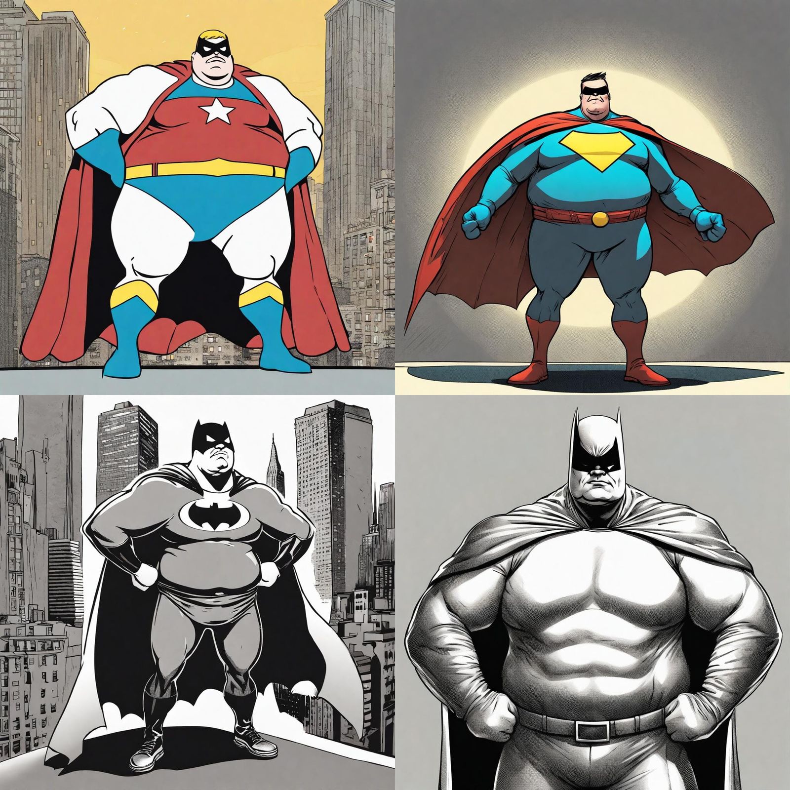 A superhero called Fatman - AI Generated Artwork - NightCafe Creator