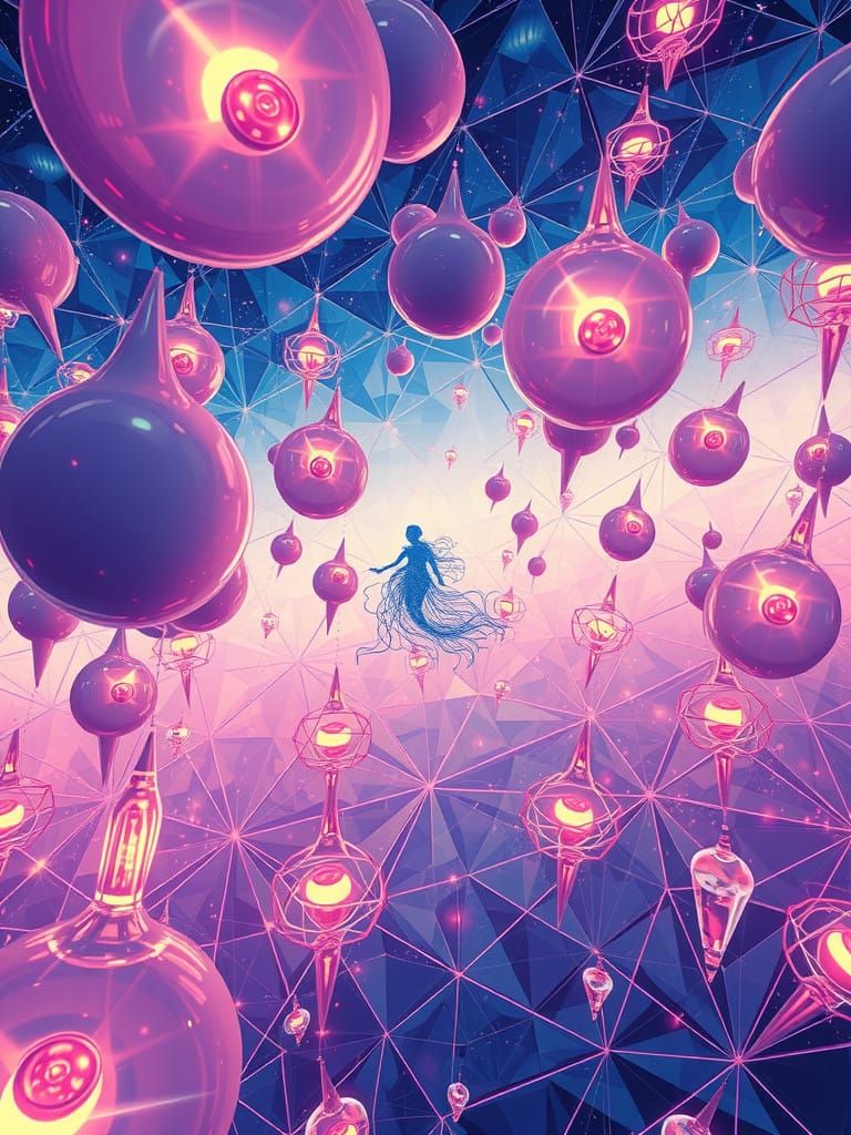 Life in the 9th dimension - Ethereal Being in a Kaleidoscop...