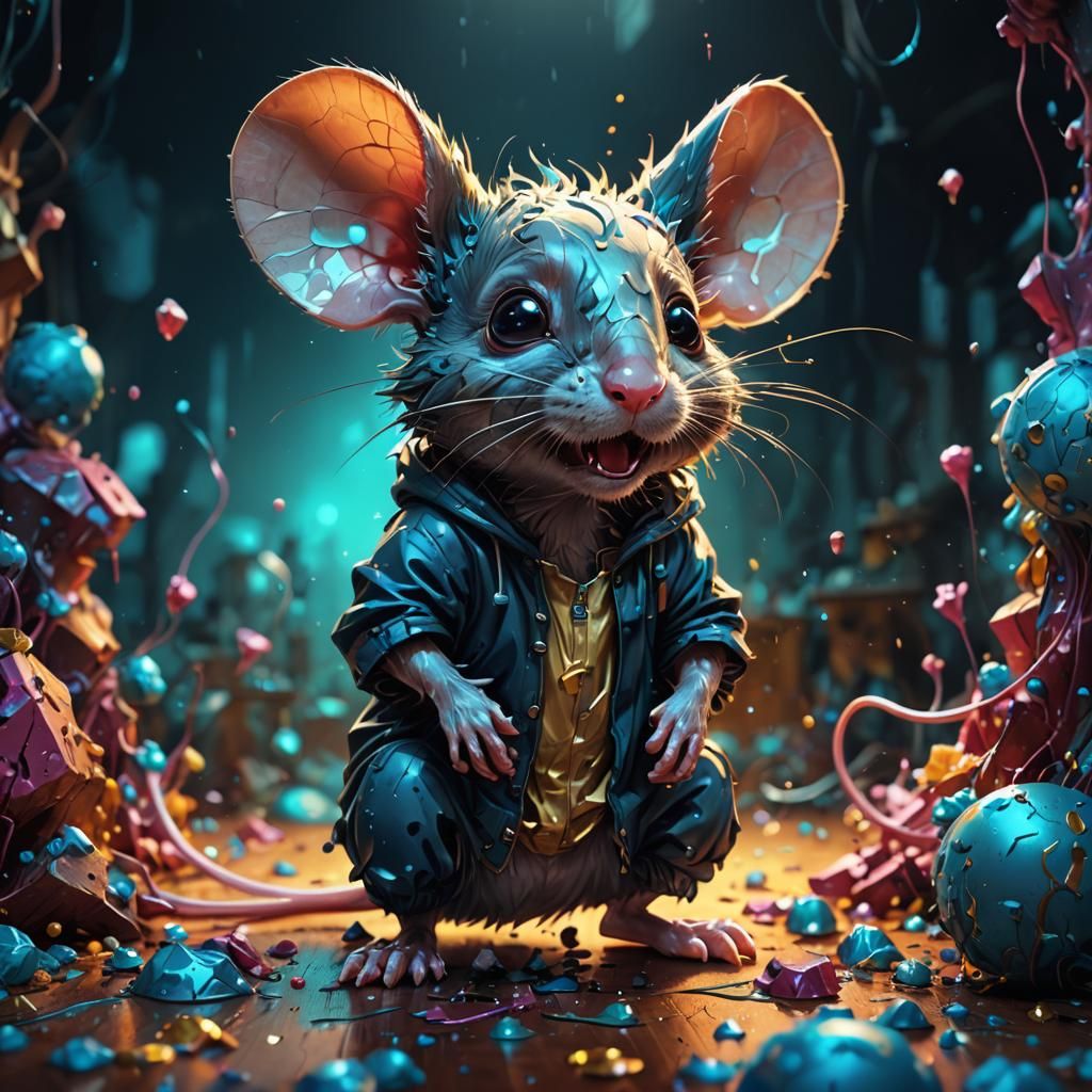 Crazy Pop Mouse - AI Generated Artwork - NightCafe Creator