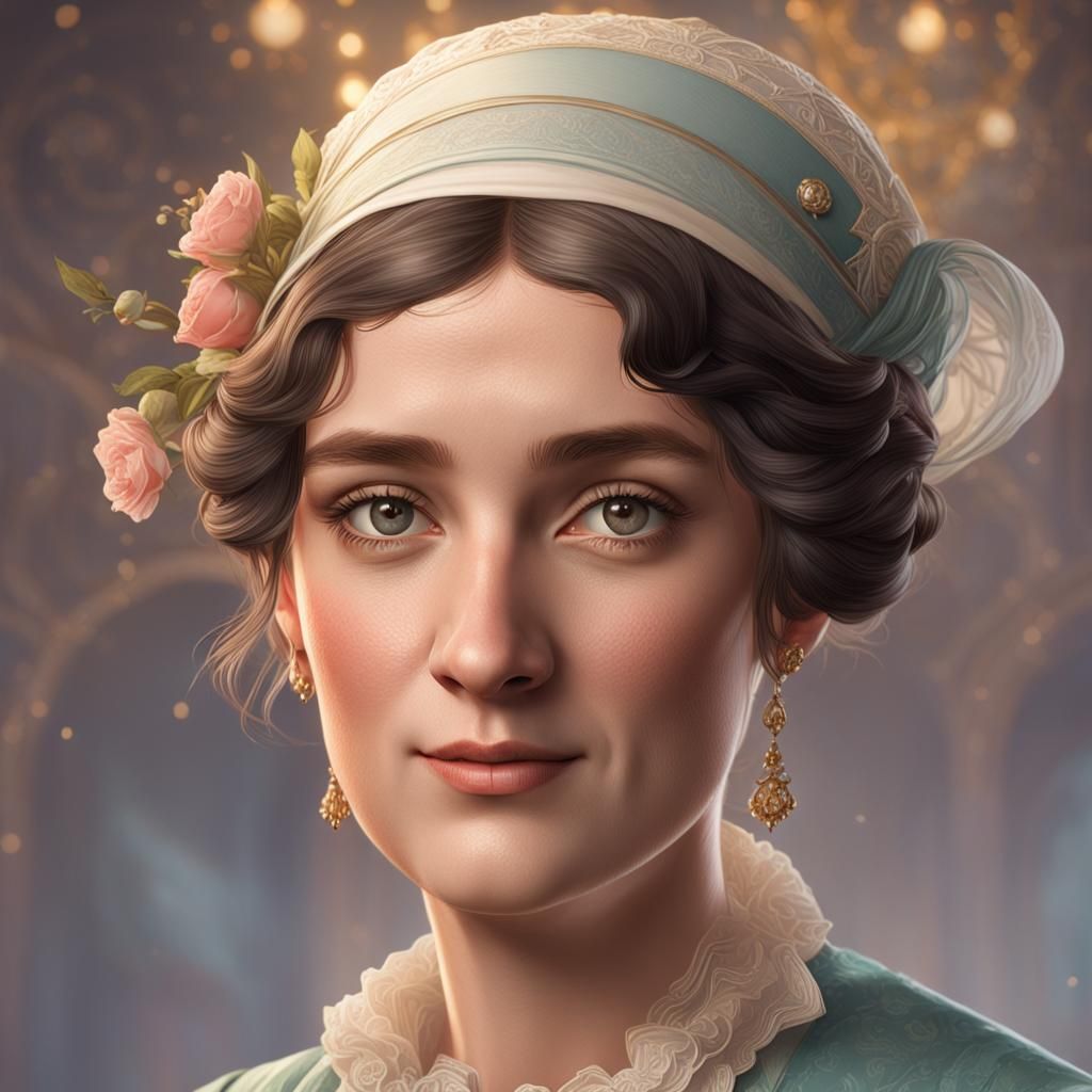 Jane Austen - AI Generated Artwork - NightCafe Creator