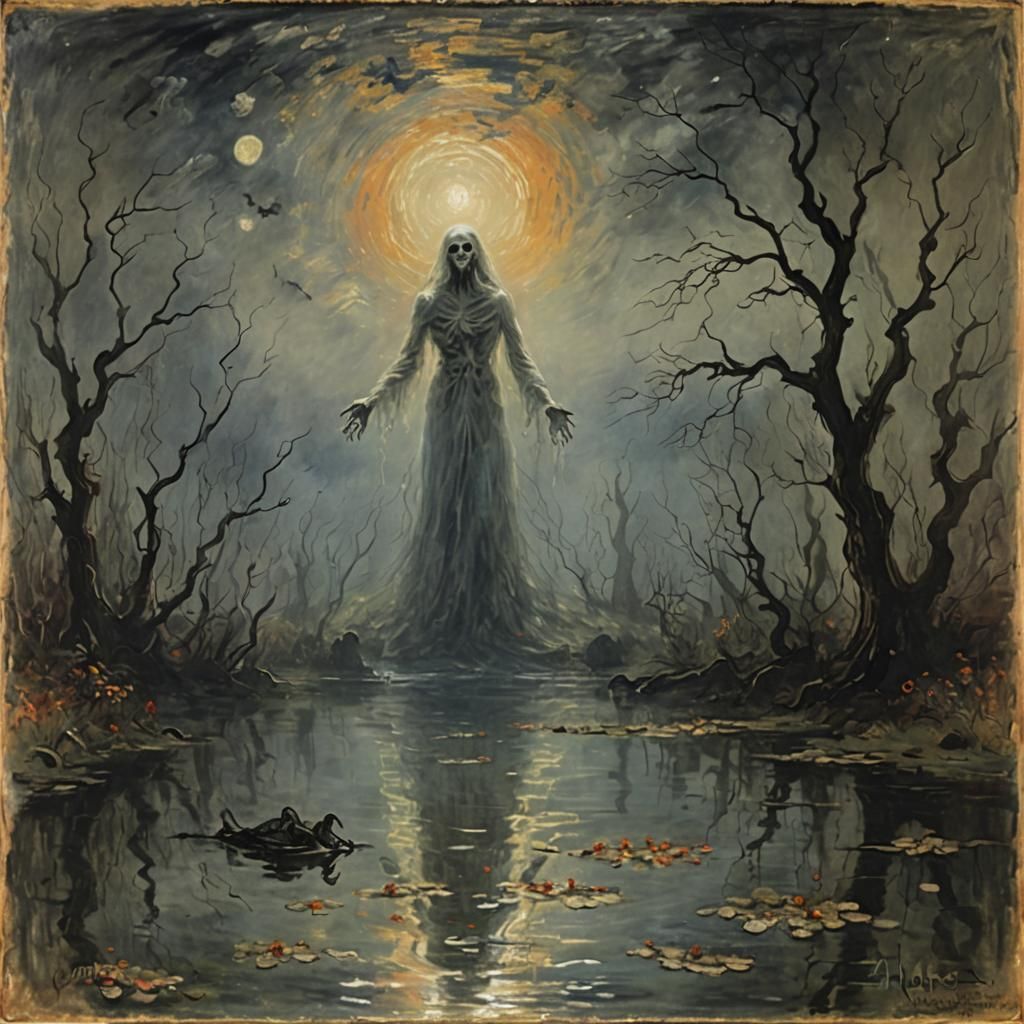 Spooky apparition by Turner, Monet - AI Generated Artwork - NightCafe ...