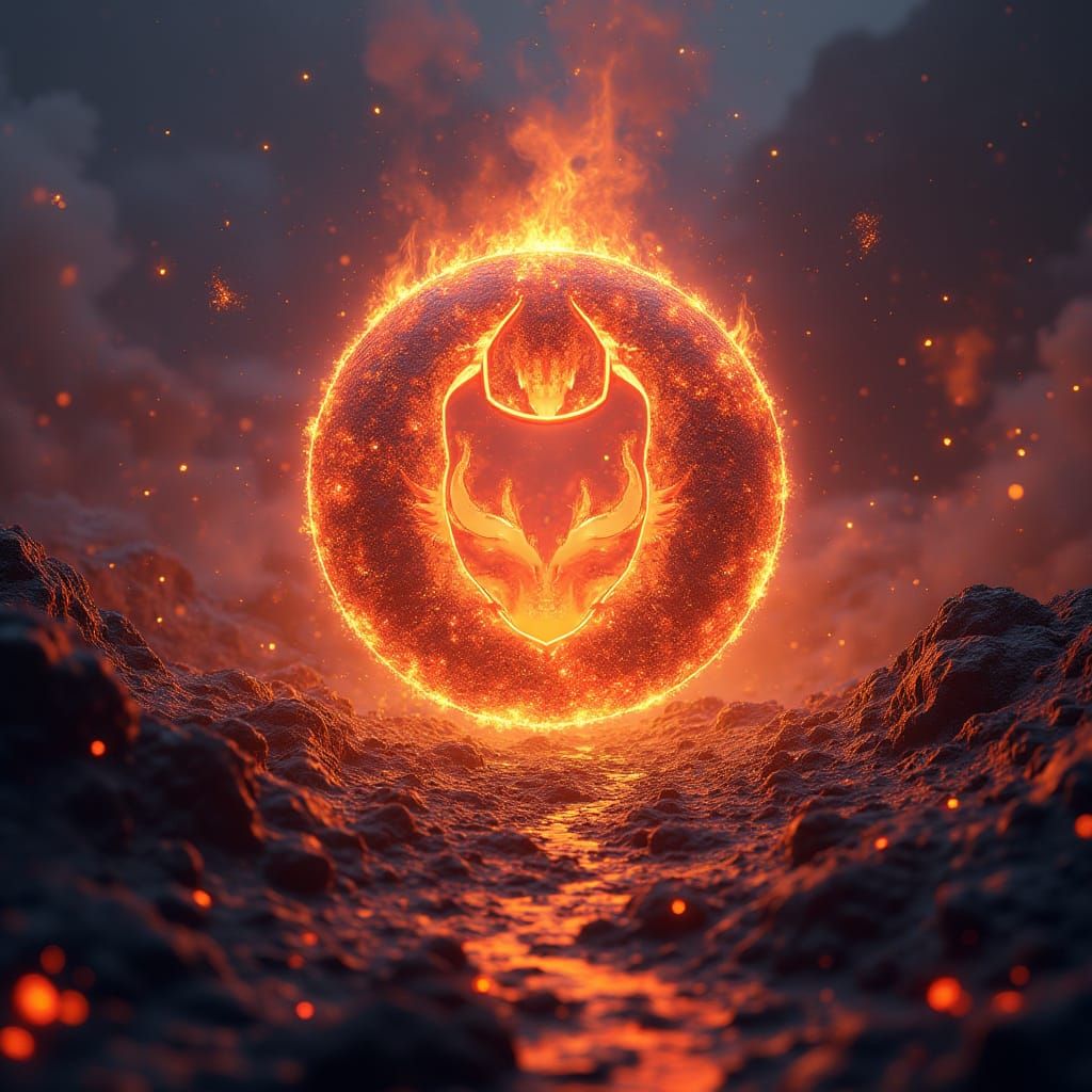 Hyper-Realistic Fusion of Magma and aiCraft.fun in... - AI Art