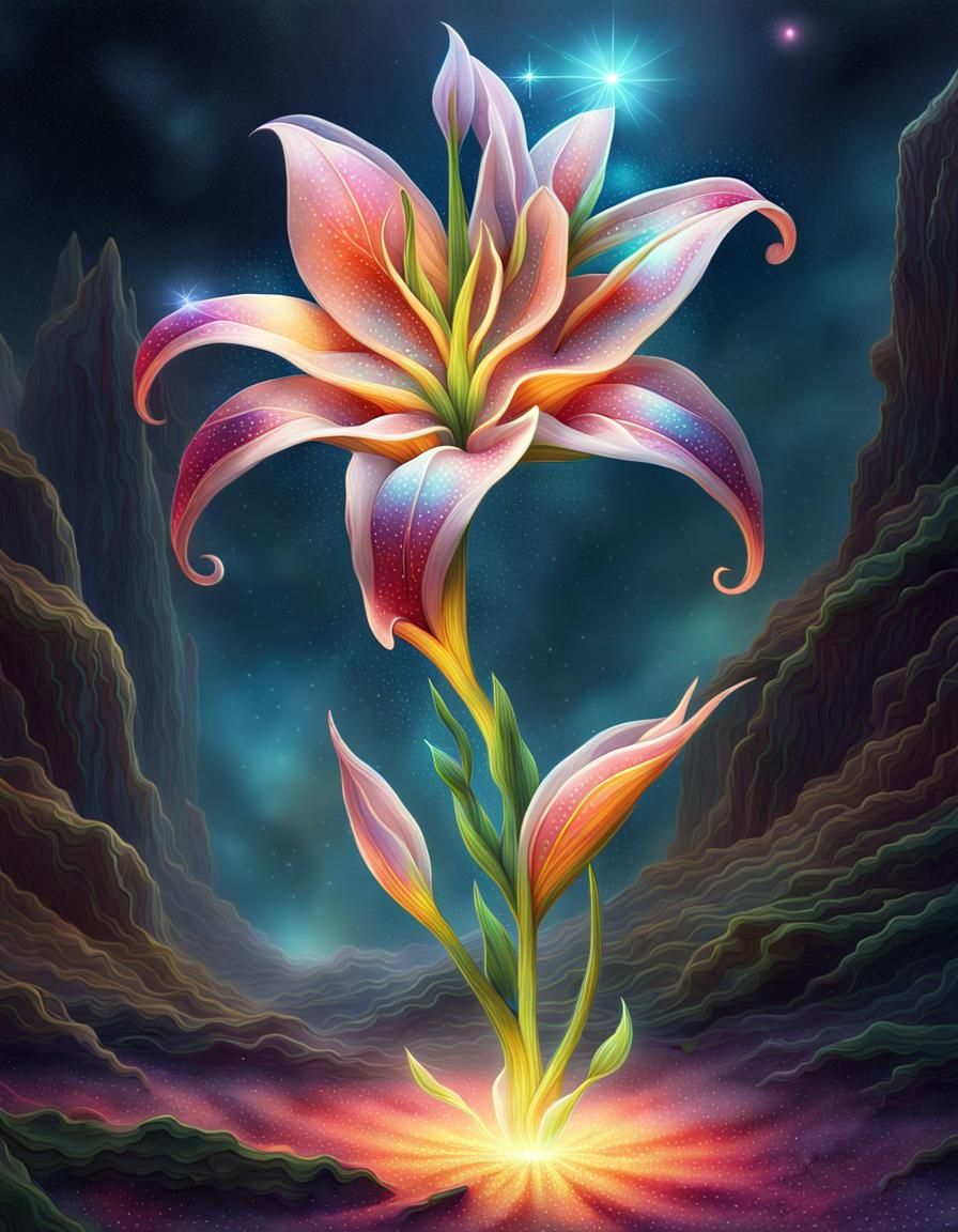 The magic bloom to dispell darkness - AI Generated Artwork - NightCafe ...