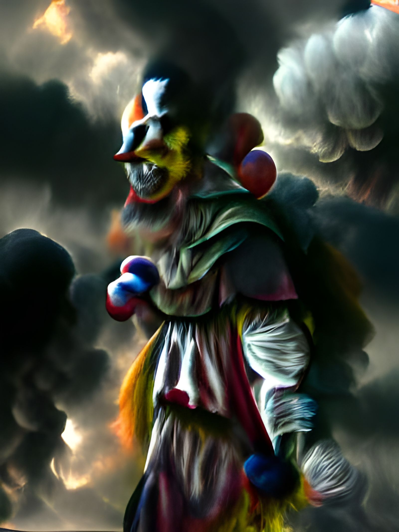 Apocalypse Clown - AI Generated Artwork - NightCafe Creator
