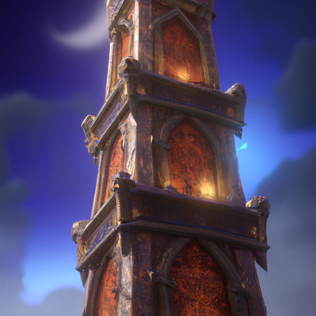 Magic Tower 2 - AI Generated Artwork - NightCafe Creator