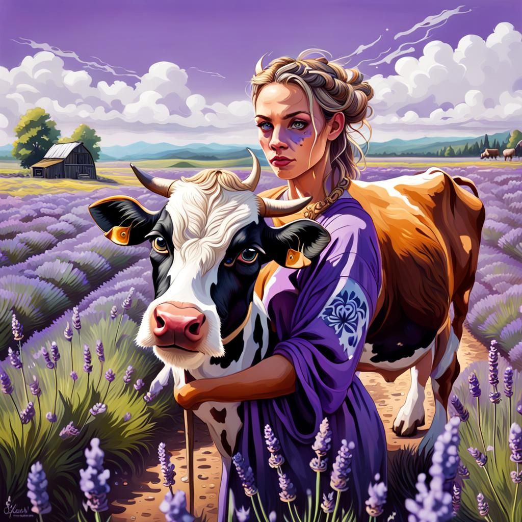 The Milka Farm Lifestyle. - AI Generated Artwork - NightCafe Creator