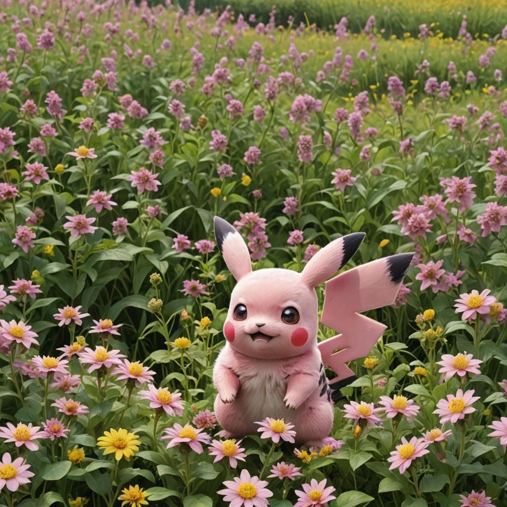 Finding a Pinkachu - AI Generated Artwork - NightCafe Creator