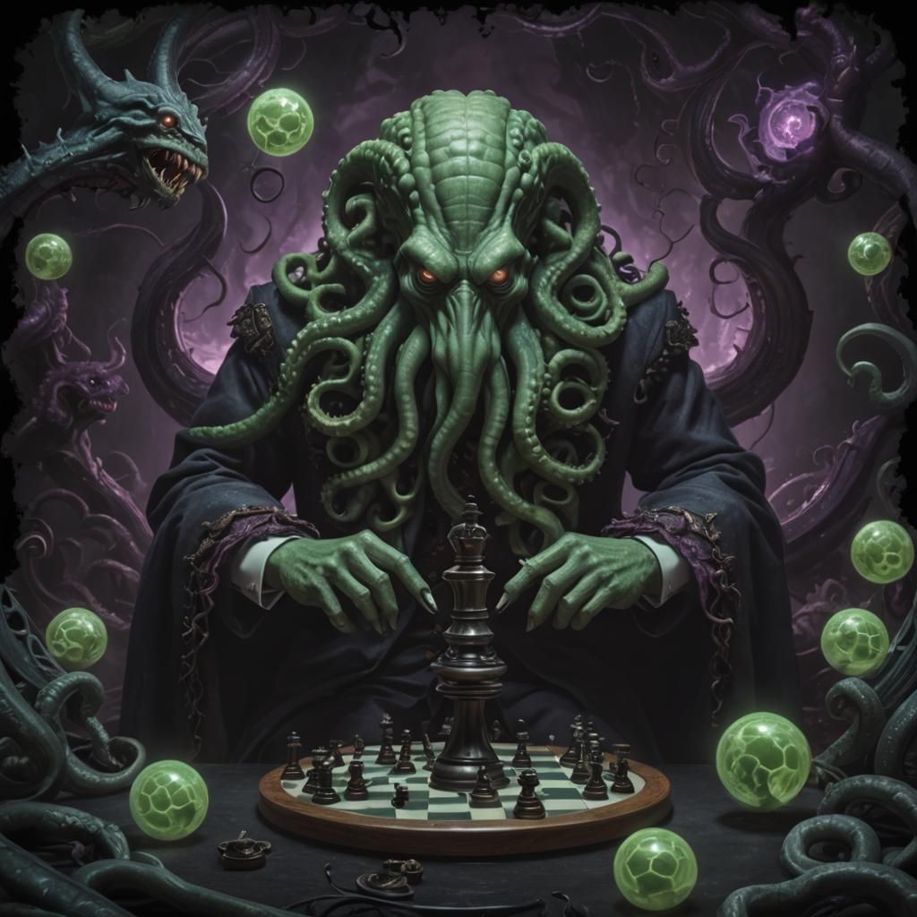 A variation of a theme: 'An Evil Deity Playing Chess With Human Lives ...