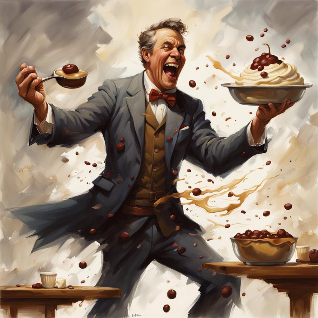 Pudding Time - AI Generated Artwork - NightCafe Creator