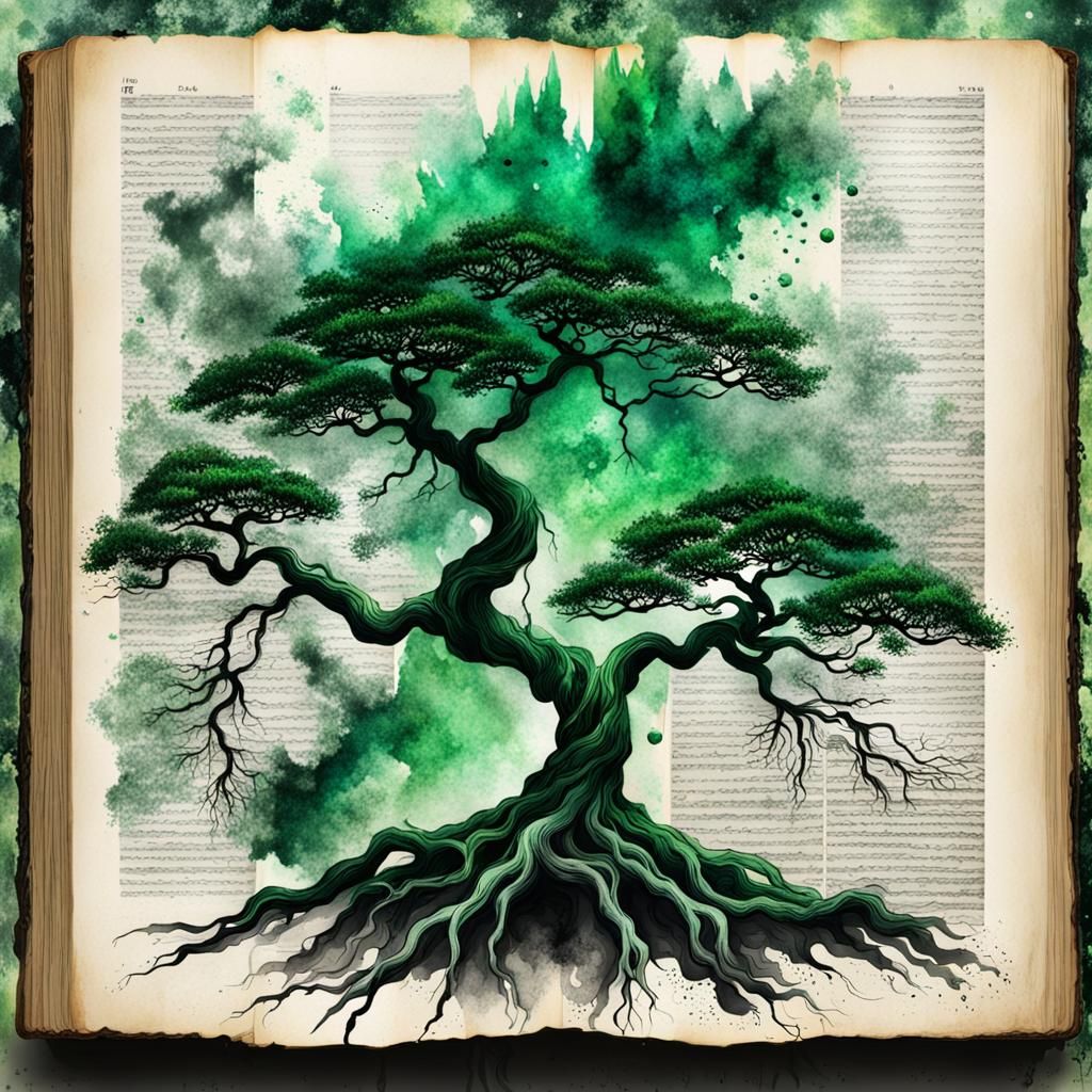 twisted sapling - AI Generated Artwork - NightCafe Creator