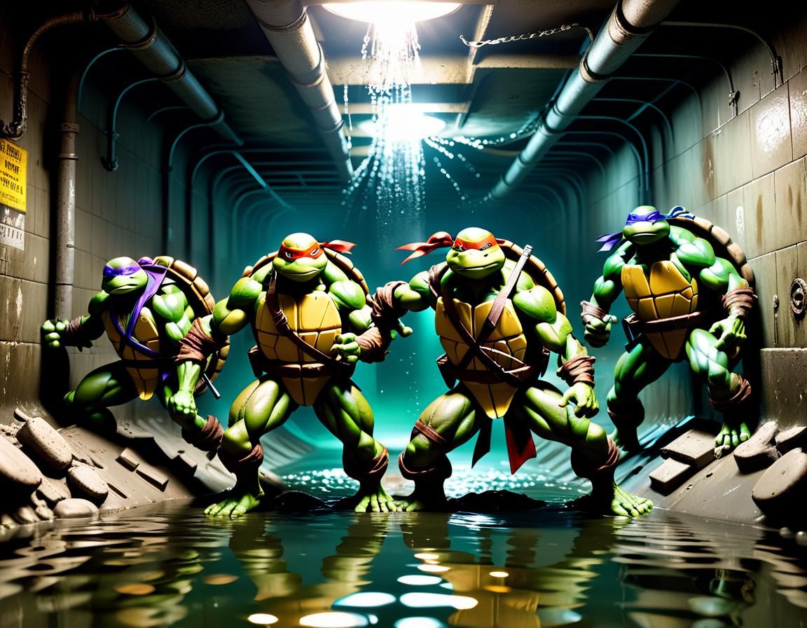 Ninja Turtles - AI Generated Artwork - NightCafe Creator