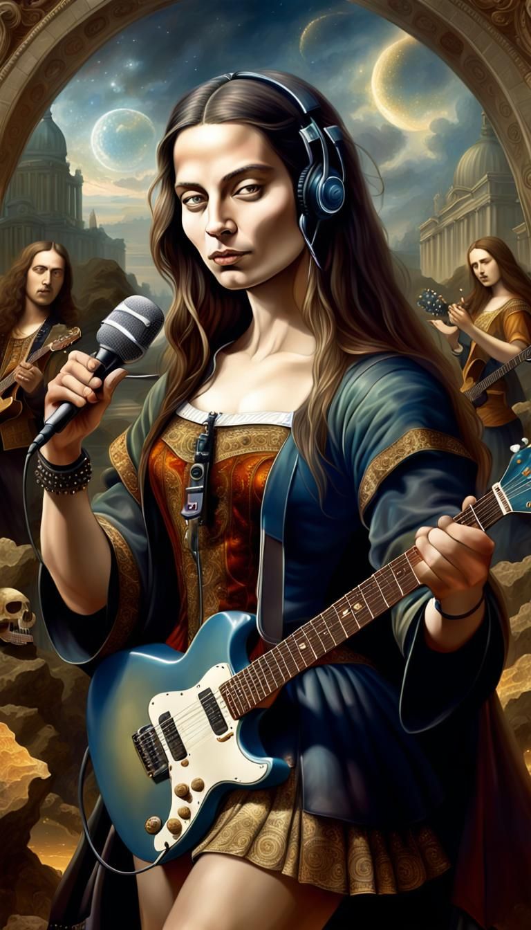 The Mona Lisa came out of the picture and now she is a rock star. - AI ...