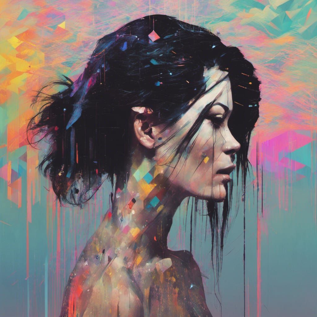 glitch art - AI Generated Artwork - NightCafe Creator