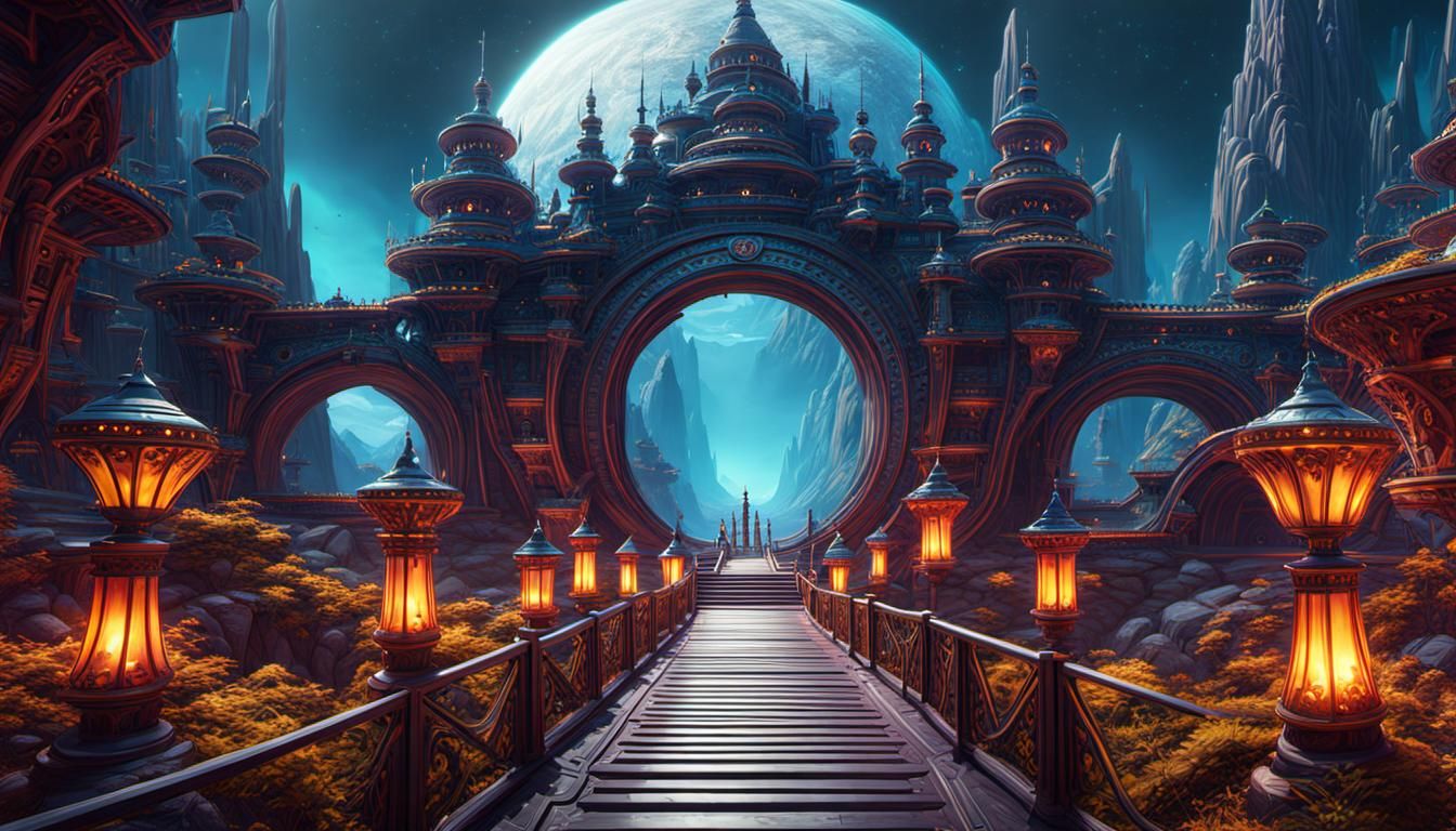 Pathway into Shambhala - AI Generated Artwork - NightCafe Creator
