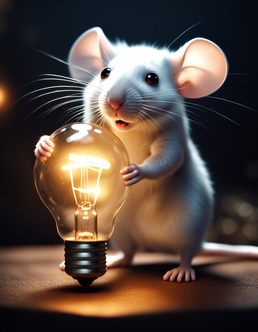 Edison Mouse - AI Generated Artwork - NightCafe Creator