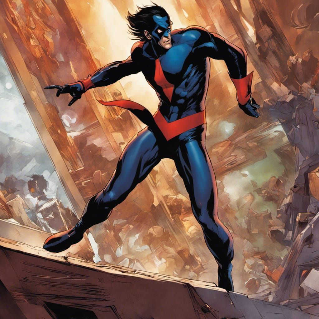 Nightcrawler teleports too far outside the wall - AI Generated Artwork - NightCafe Creator
