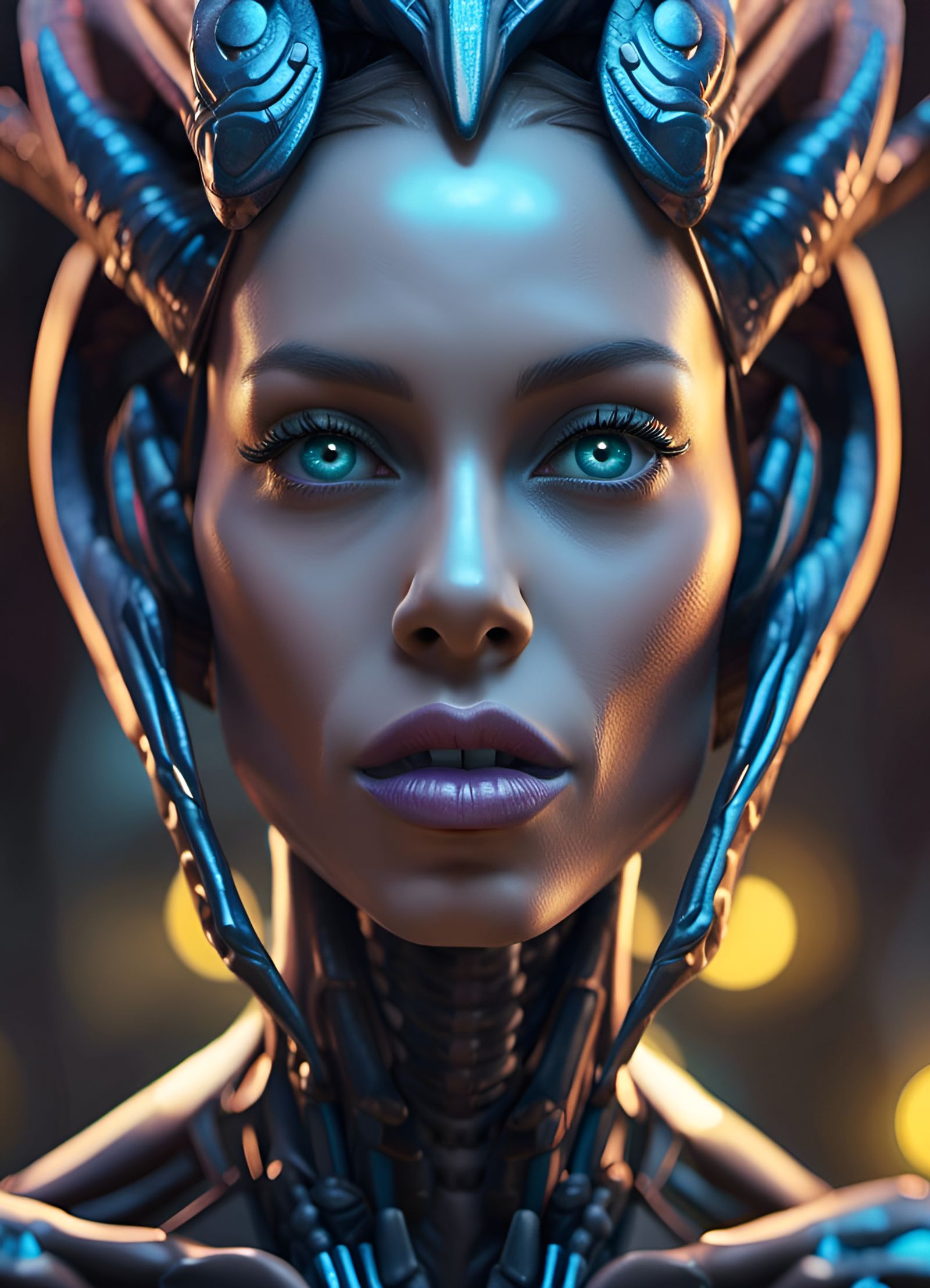 Alien Cyborg II - AI Generated Artwork - NightCafe Creator