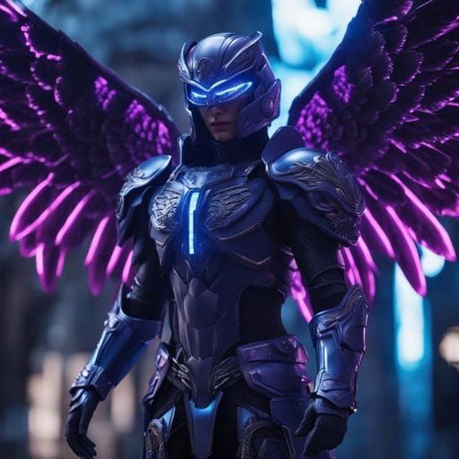 "Violet Vesper: The Harmonic Enigma" - AI Generated Artwork - NightCafe ...