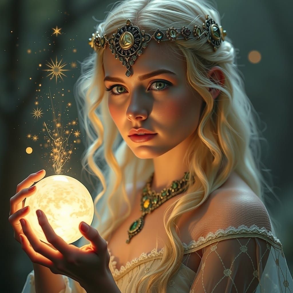 Goddess Radiates Mystical Aura - Enchanted Goddess Radiates ...