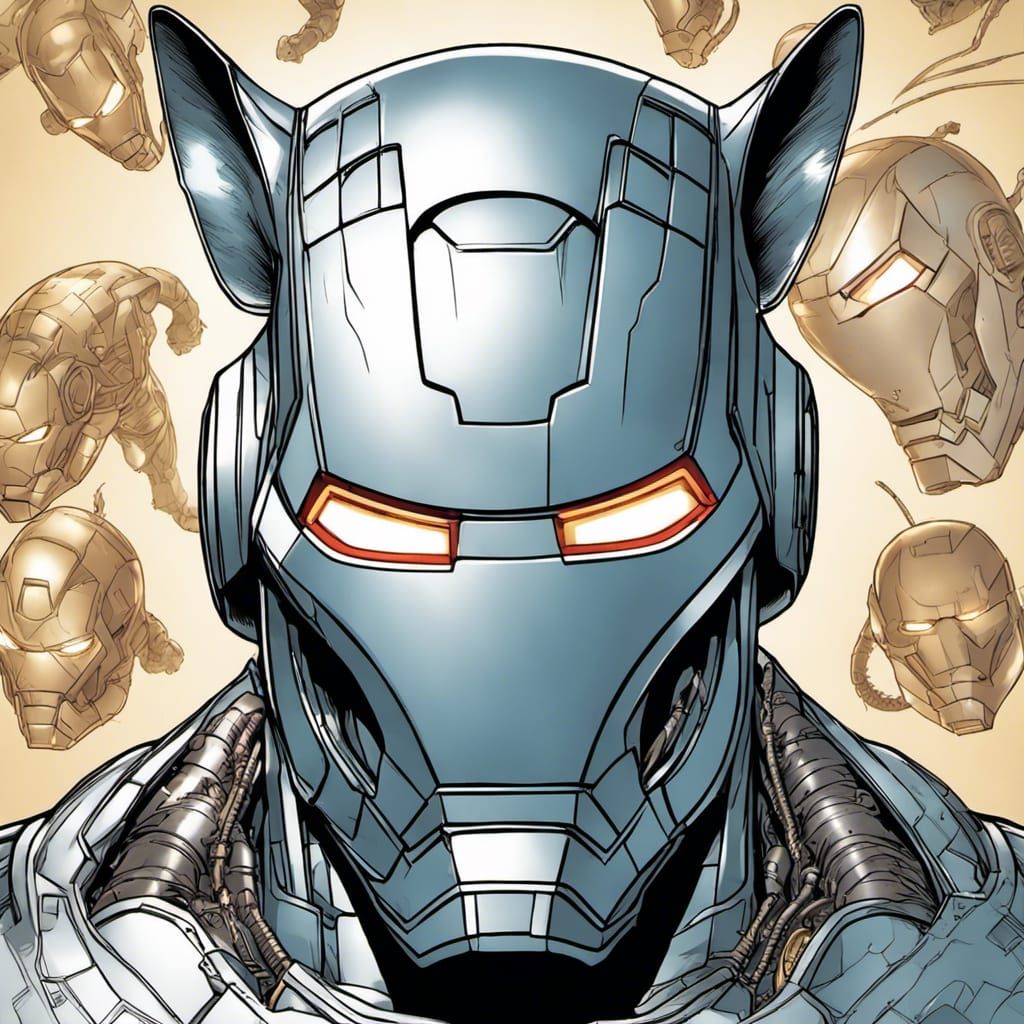 Iron rat. - AI Generated Artwork - NightCafe Creator