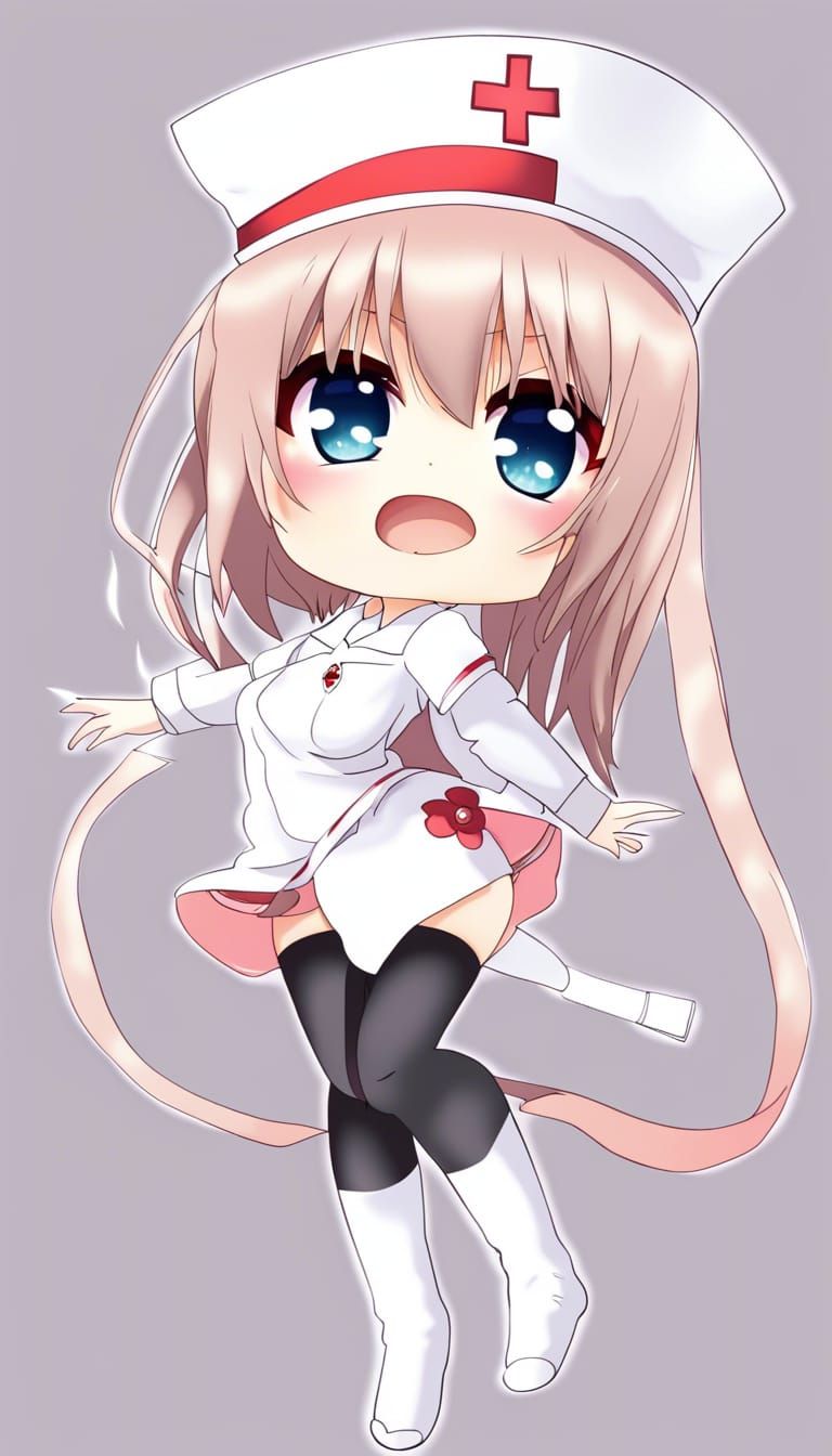cute chibi nurse - AI Generated Artwork - NightCafe Creator
