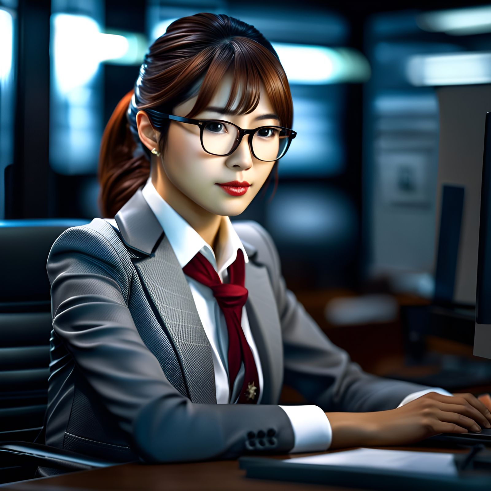 Office Work - AI Generated Artwork - NightCafe Creator