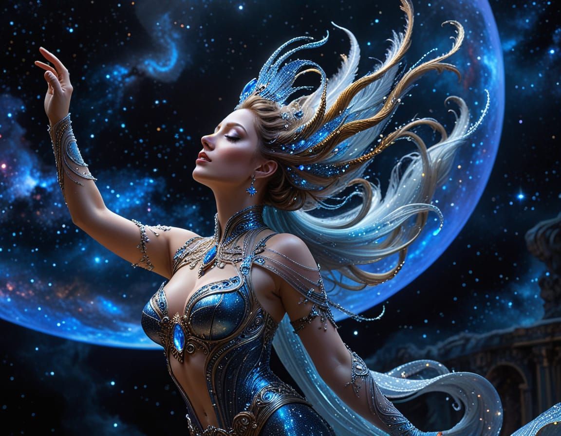 Celestial Diva - Ethereal Cosmic Diva Performs on Interstell...