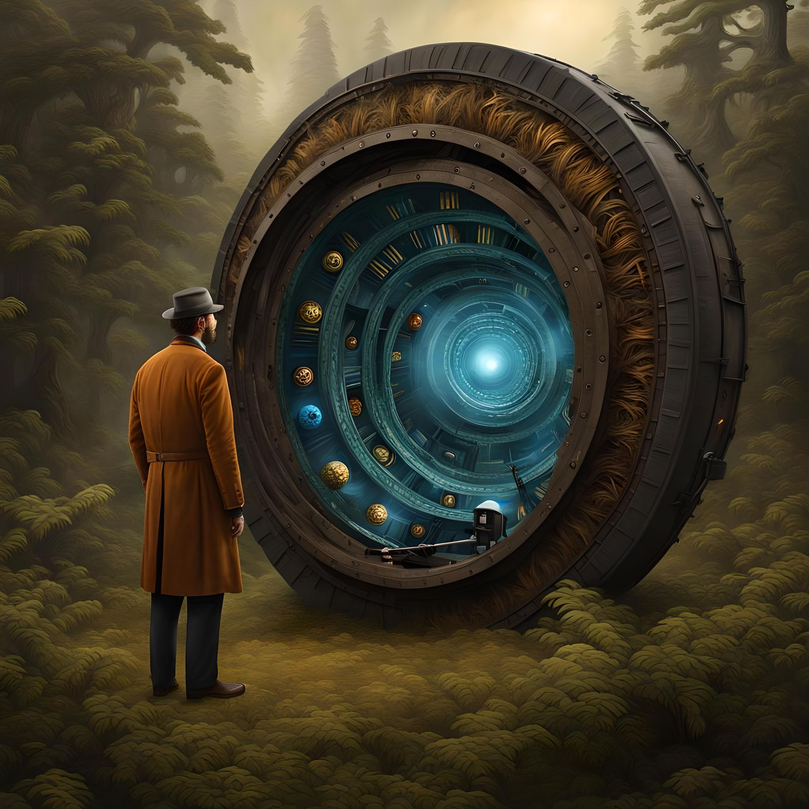 Time traveler - AI Generated Artwork - NightCafe Creator