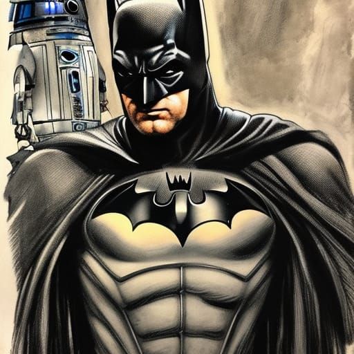 Batman R2d2 - AI Generated Artwork - NightCafe Creator