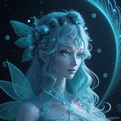 STUNNINGLY BEAUTIFUL Bioluminescence FAIRY-TALE, SPACE BABY, FINELY ...