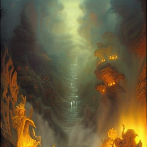 the underworld - AI Generated Artwork - NightCafe Creator